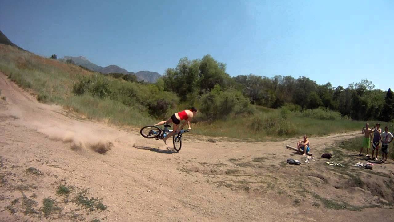Bike Jump Crash - YouTube