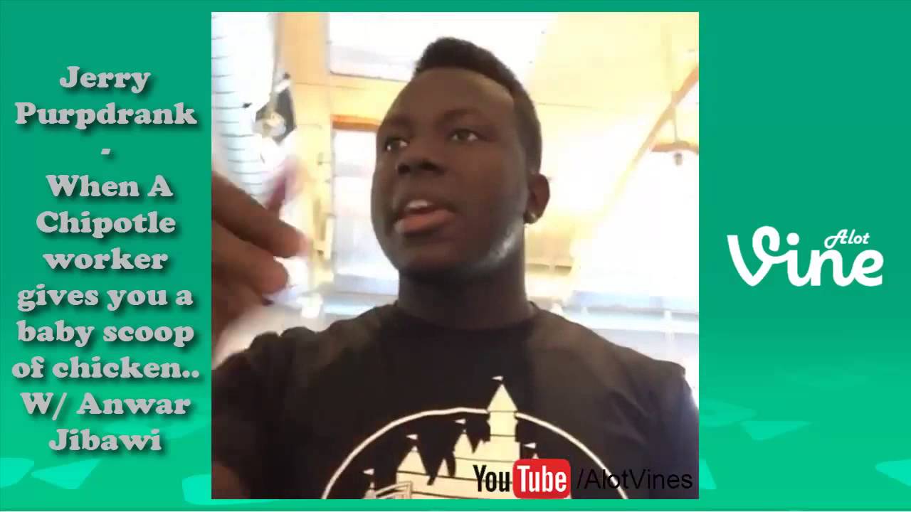 Jerry Purpdrank vine When A Chipotle worker gives you a baby scoop of ...