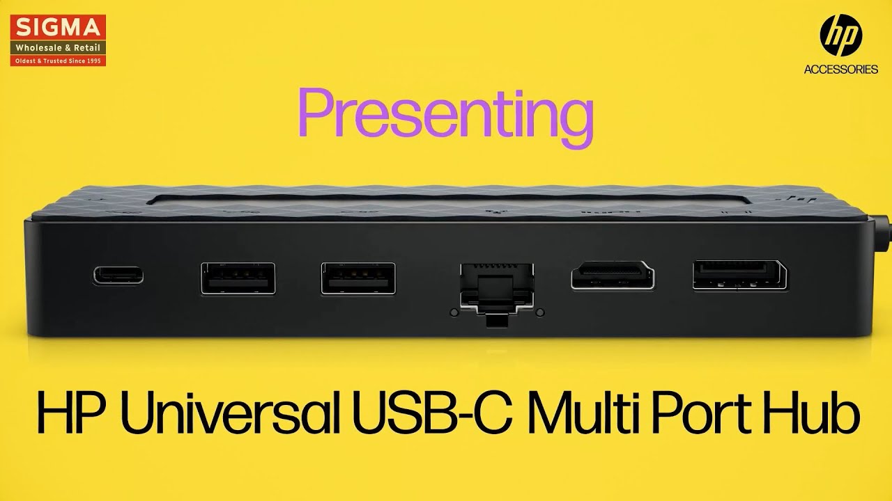 HP - HP Universal USB-C Multiport Hub | A hub that does it all | HP ...