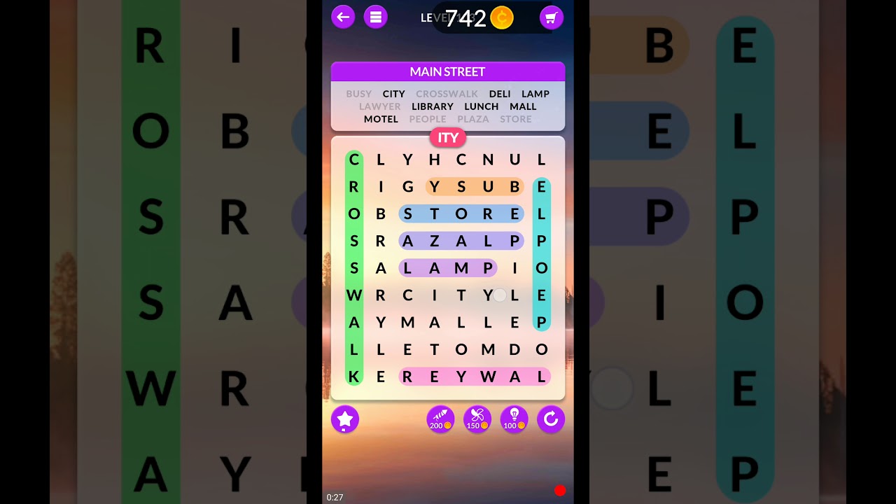WORDSCAPES SEARCH LEVEL 103 ANSWERS masaya ang mga salita - YouTube