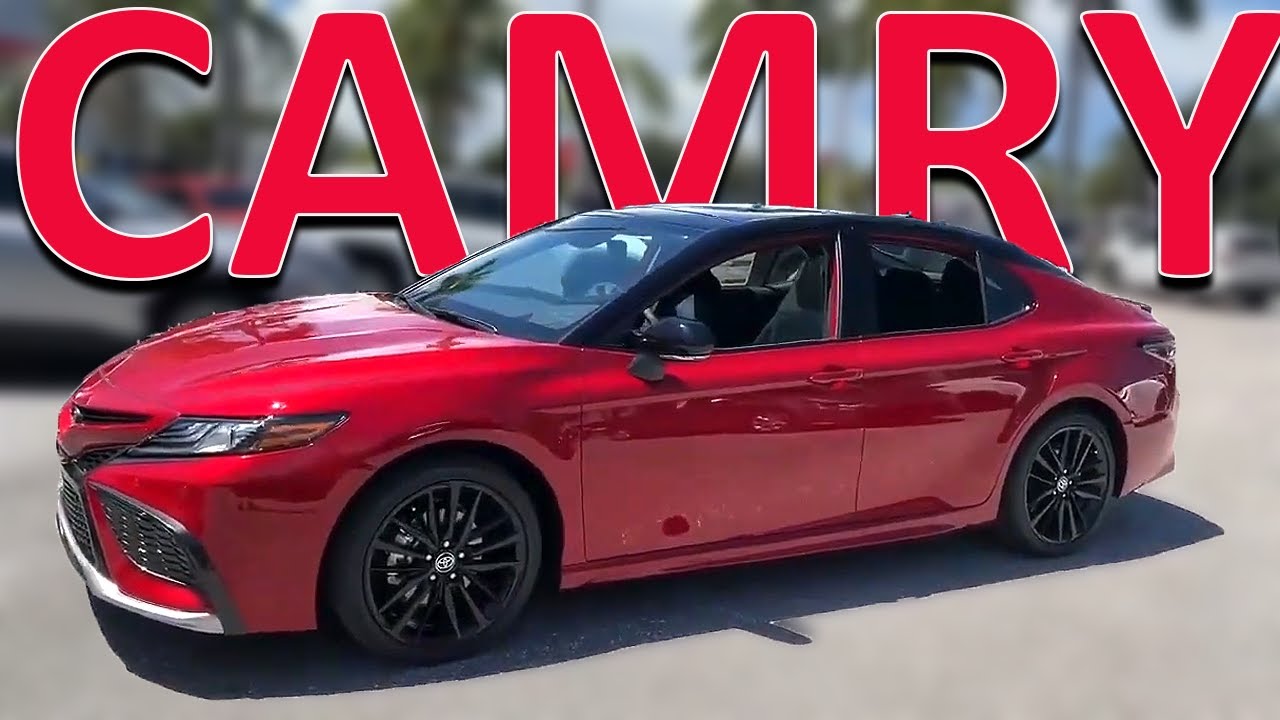 2023 Toyota Camry XSE Interior exterior walkaround - YouTube