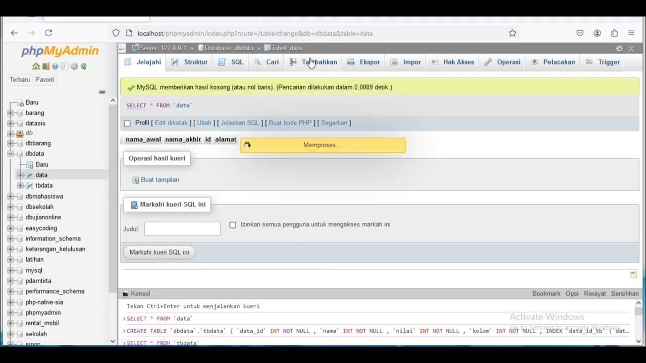 Cara Membuat Foreign Key diphpmyadmin dan menghubungkan ke Primary key ...