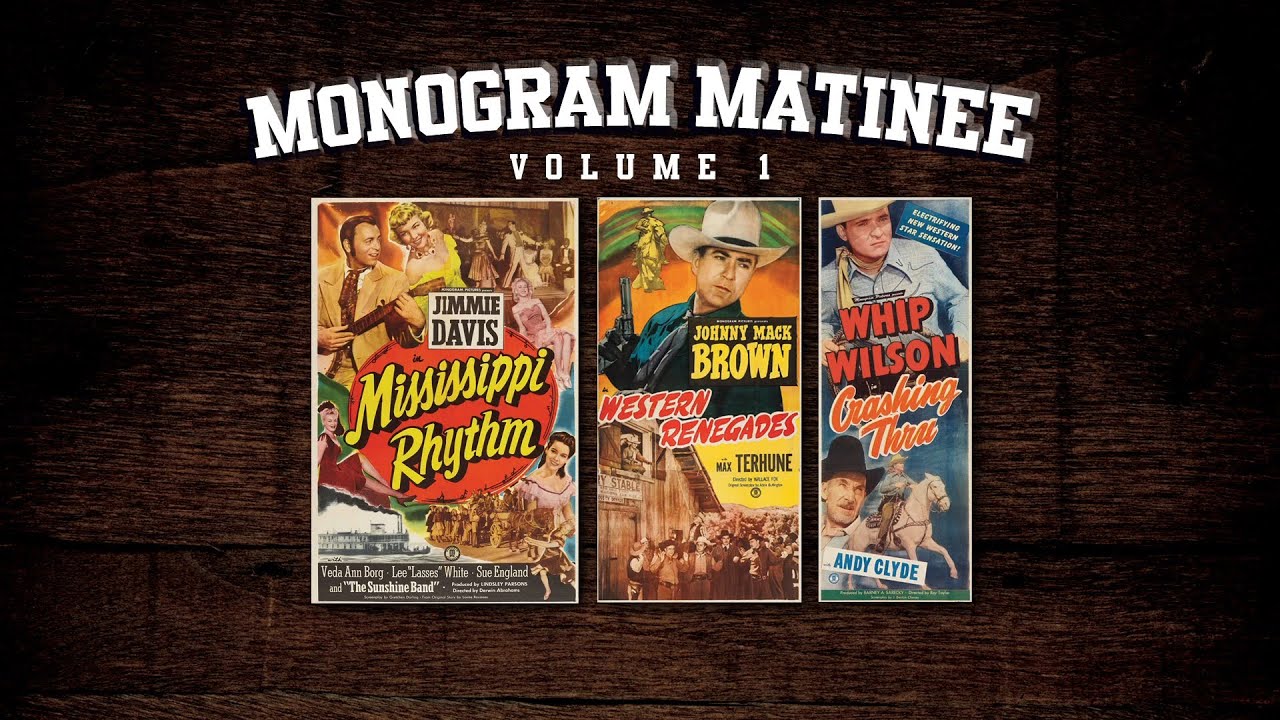 MONOGRAM WESTERN MATINEE VOL. 1 (1949) Warner Archive Blu-ray ...