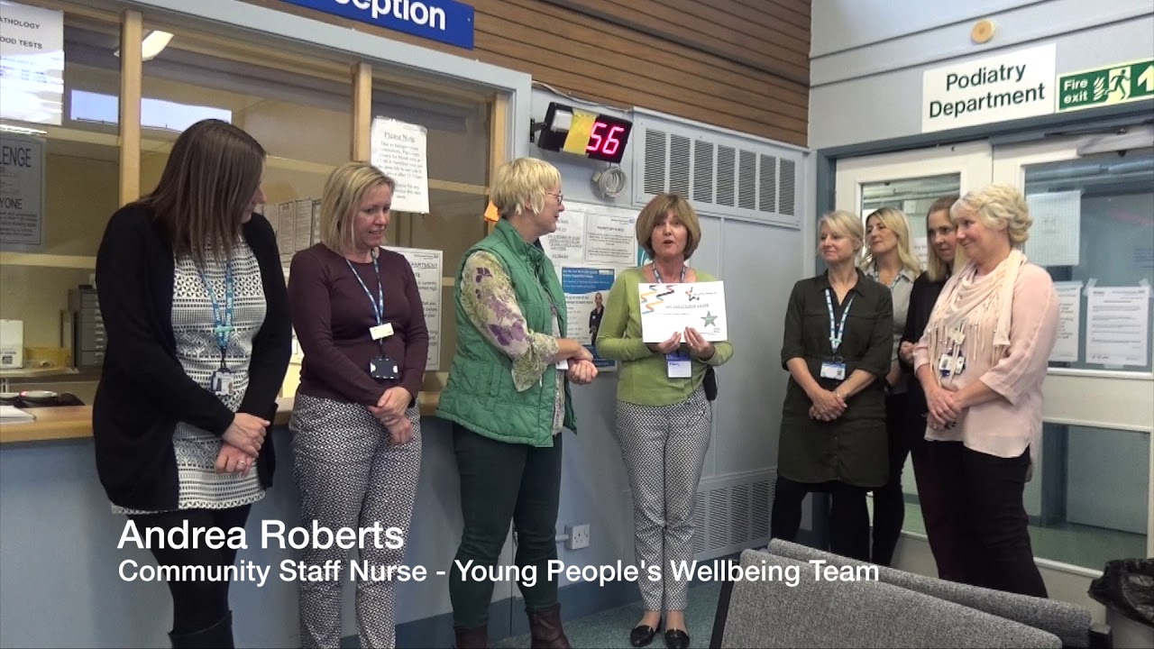 NHFT Quality Awards: NHS Ambassador Young People's Wellbeing Team - YouTube