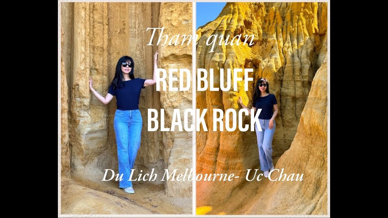Tham quan bãi biển đẹp nhất ở Melbourne, Half Moon Bay, vách đá Red Bluff Black Rock #dulichuc ...