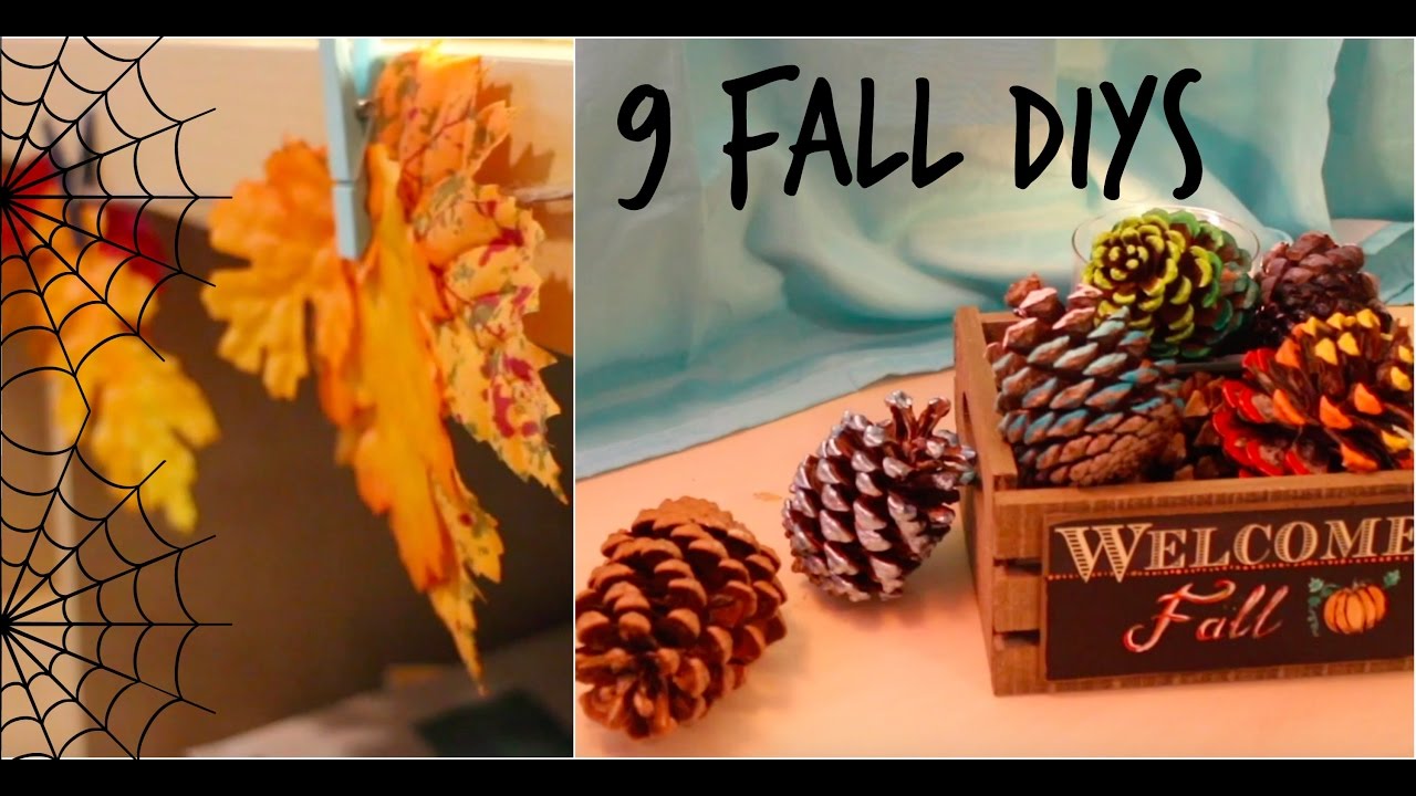 9 WAYS TO DECORATE FOR FALL | Fall DIY - YouTube