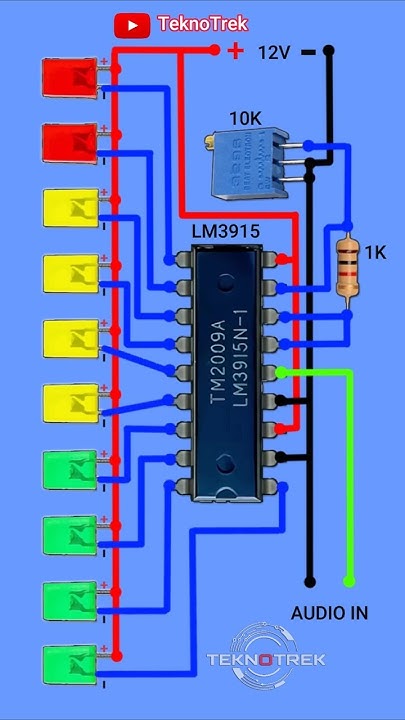 VU Meter | Music Reactive LED Circuit for Bass & Beats | Lights That ...