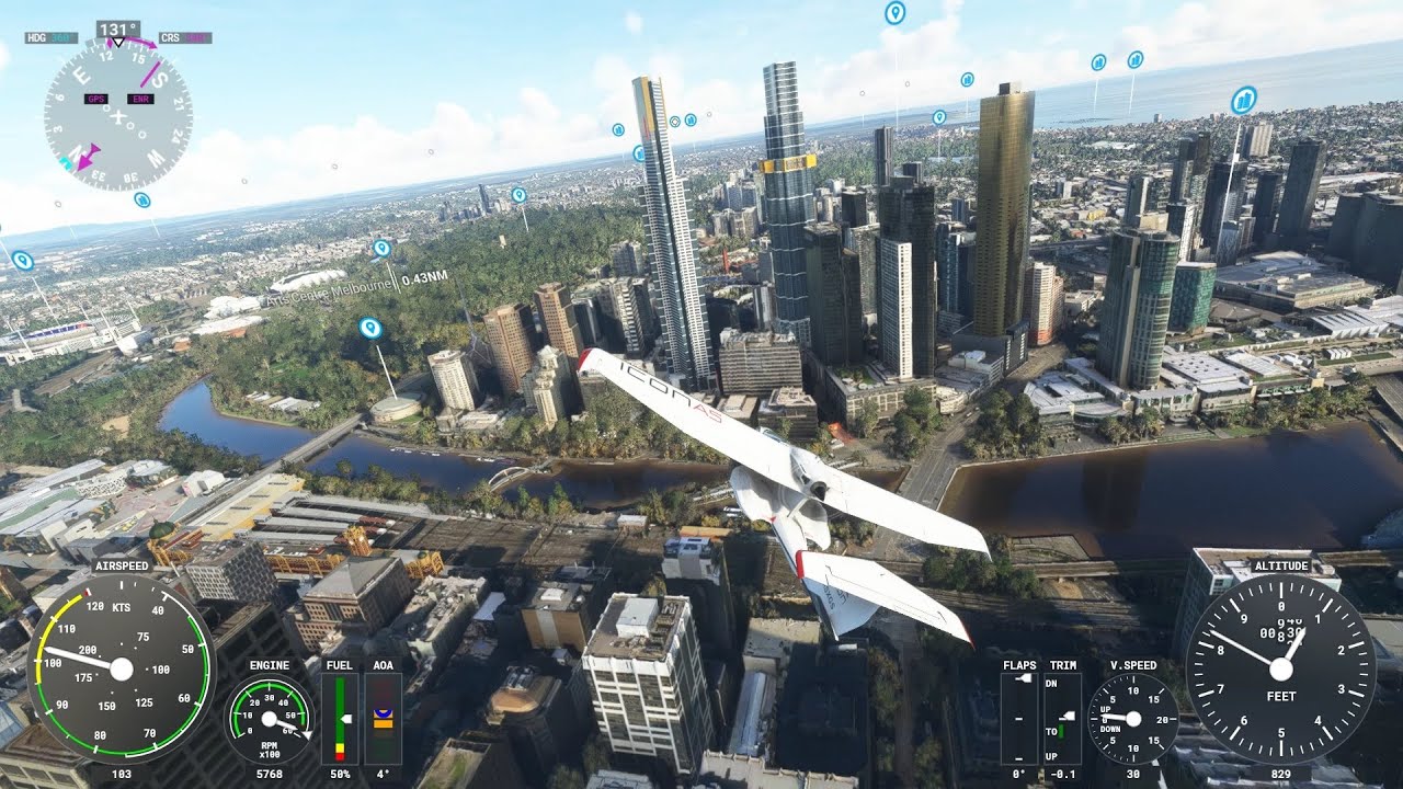 Microsoft Flight Simulator - Melbourne, Australia (World Update VII ...