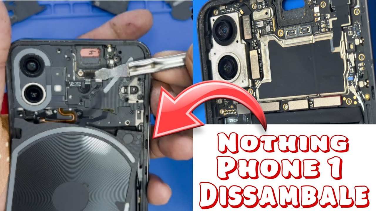 Nothing phone 1 Disassembly Teardown Repair | How to open back panel ...