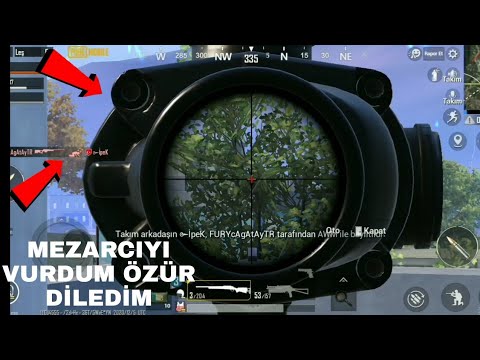 MEZARCIYI VURDUM PUBG MOBİLE