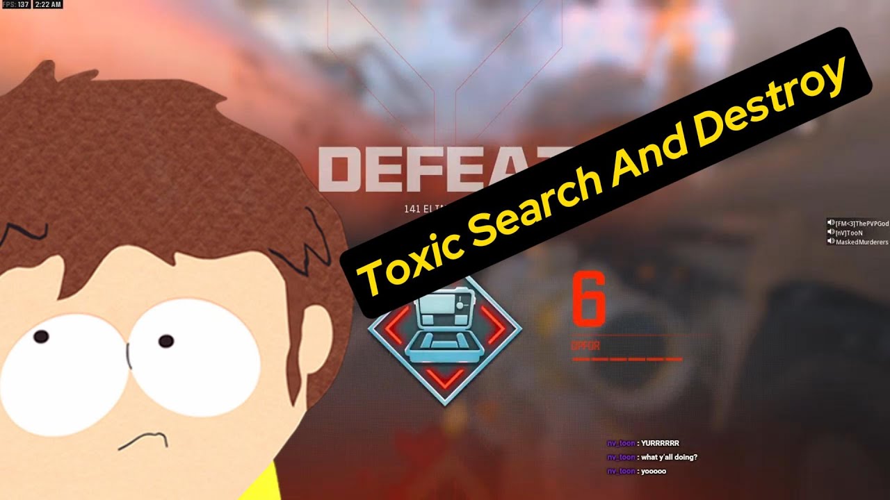 Toxic Search & Destroy Funny Moments - YouTube