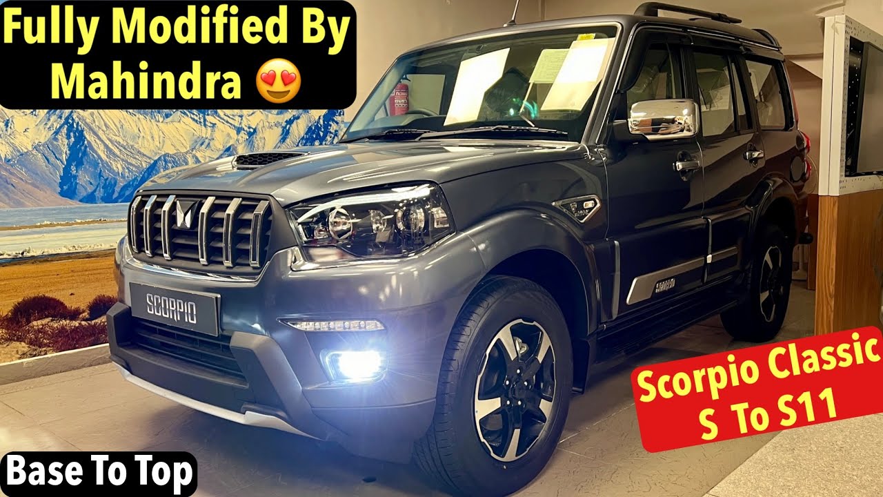 New Mahindra Scorpio Classic Fully Modified & Company Fitted ...