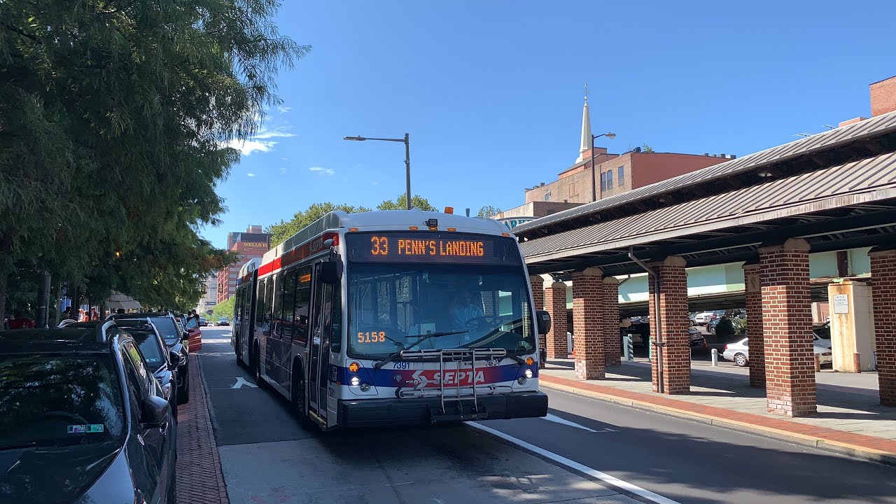 SEPTA: 2013-2016 NovaBus LFSA Hybrid #7391 on Route 33 - YouTube