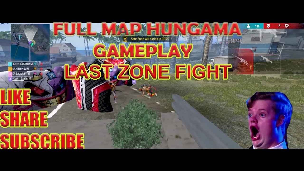 Free fire full map gameplay.full hungama @akgamingff03 - YouTube