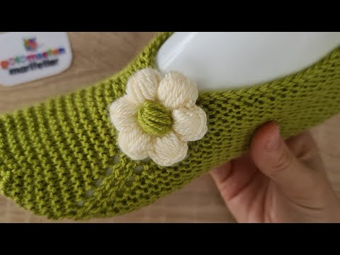 Puf Çiçek Yapımı