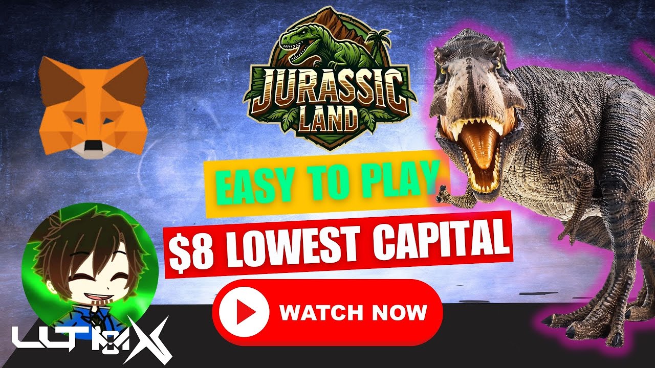 Idle Game Click-to-Earn with Jurassic Land | Passive Income?! - YouTube