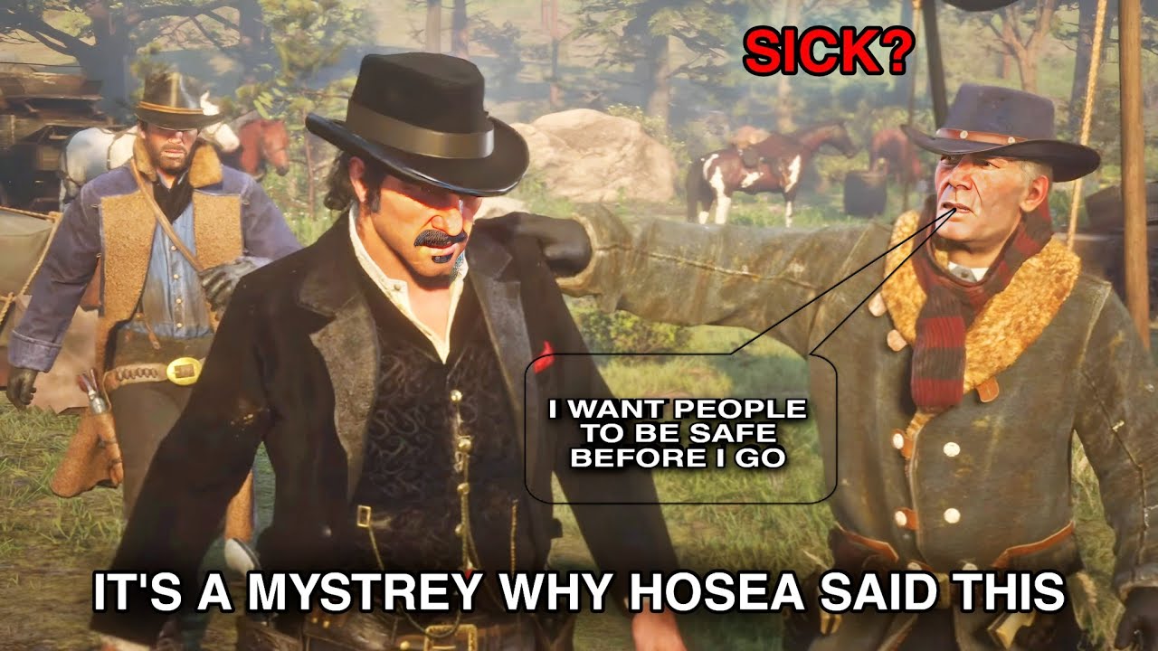 THIS SCENE MAKES ME WONDER IF HOSEA WAS SICK AND DYING | RDR2 - YouTube