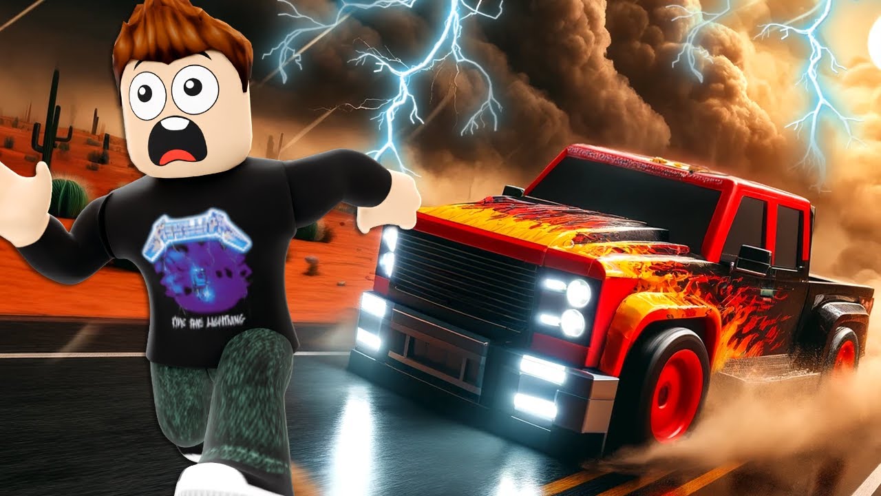 My Truck Got Caught in a STORM in A Dusty Trip Roblox! - YouTube