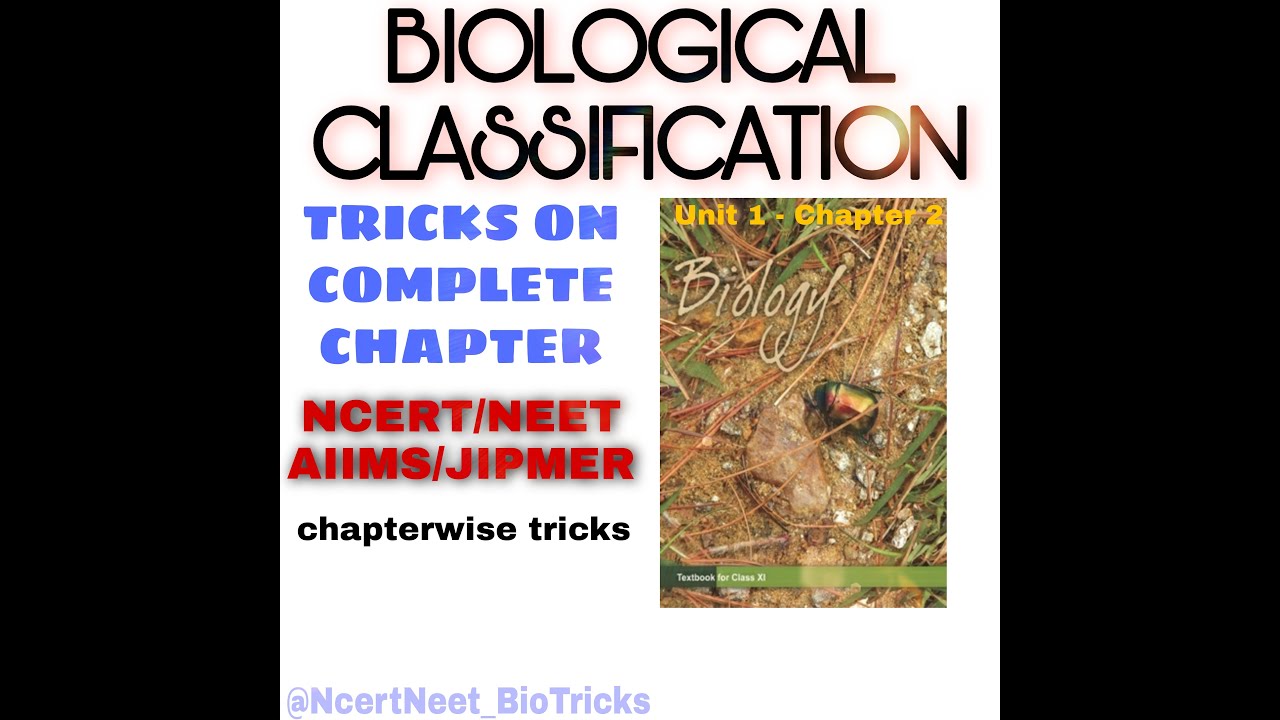 BIOLOGICAL CLASSIFICATION TRICKS FOR NEET |HOW TO REMEMBER EXAMPLES ...