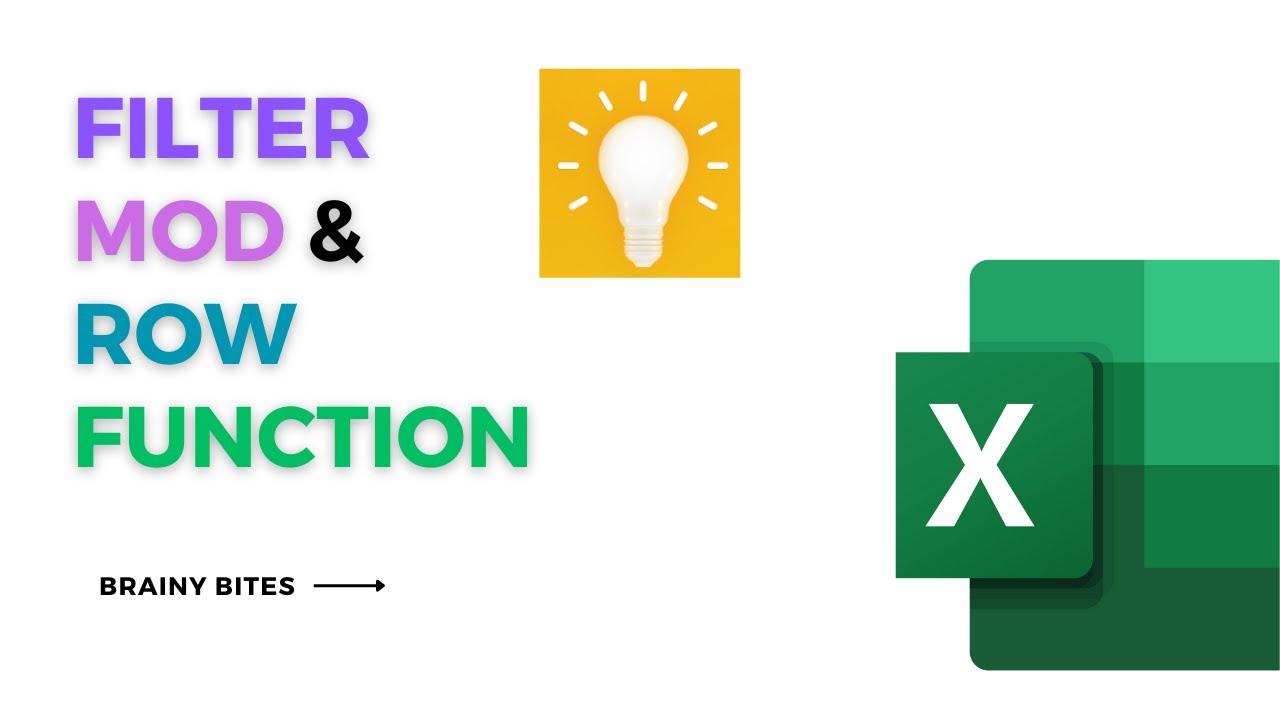 Power of FILTER, MOD, and ROW Functions - YouTube