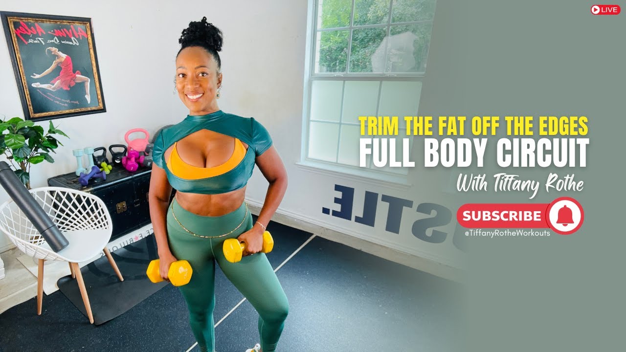 Trim the Fat Off the Edges: Full Body Circuit with Tiffany Rothe Workouts! - YouTube