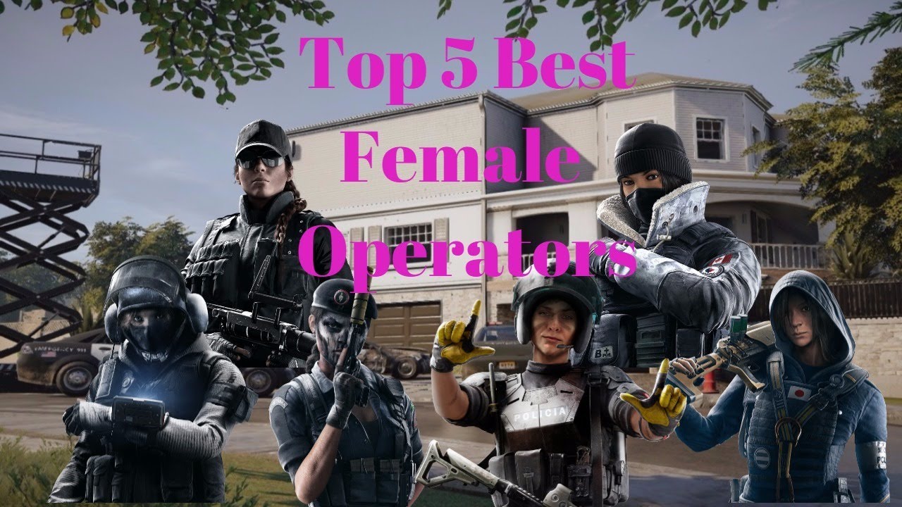 Top 5 Best Female Operators in Rainbow Six Siege - YouTube