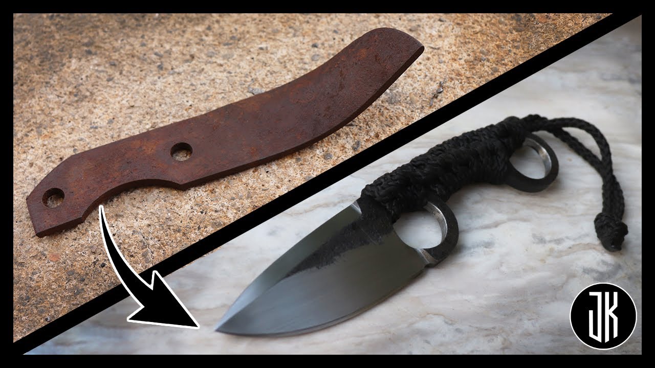 Knife Making | Small Knife From Scrap - YouTube