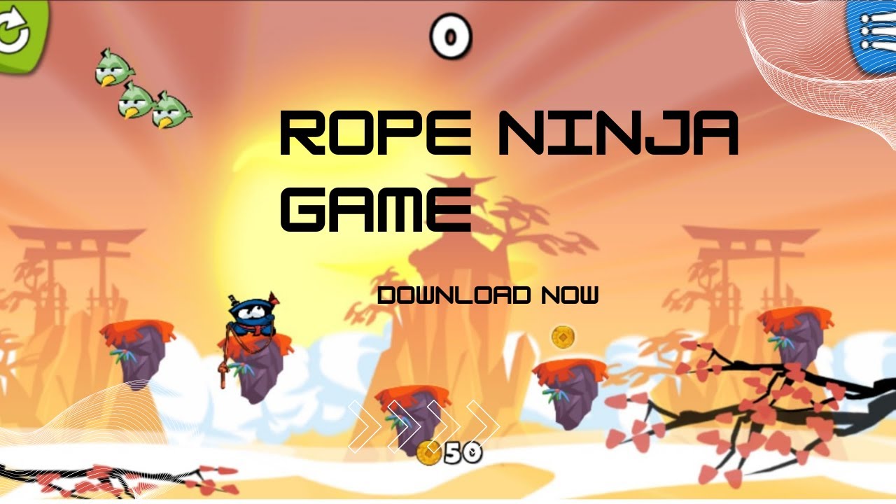 🔥 Rope Ninja Game: Epic Swings, Challenges, and Stealthy Moves! 🎮 - YouTube