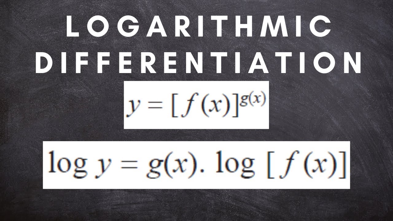 Logarithmic Differentiation Proof and Practice Problems - YouTube
