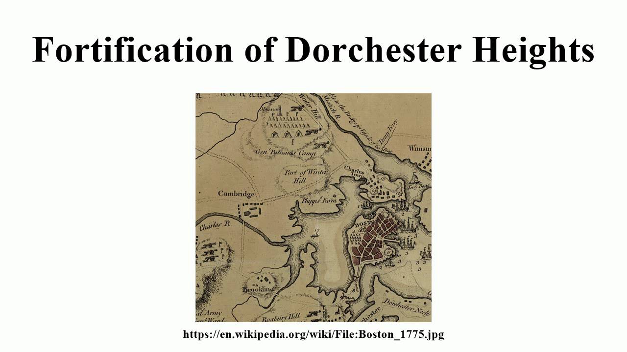 Boston Dorchester Heights Map