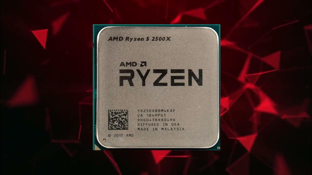AMD Ryzen 5 2500X CPU - YouTube