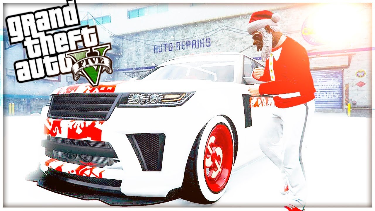 MIN NYE JULE BIL! *DEN ER GRATIS* (GTA V DANSK ONLINE) - YouTube