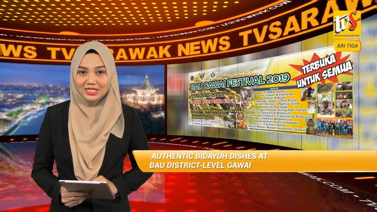 Authentic Bidayuh Dishes At Bau District-Level Gawai - YouTube