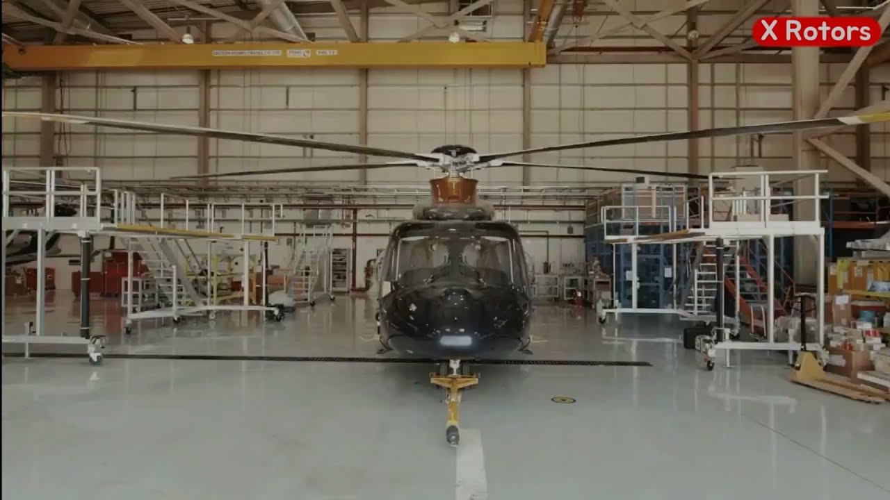 AW139 assembling parts and testing - YouTube