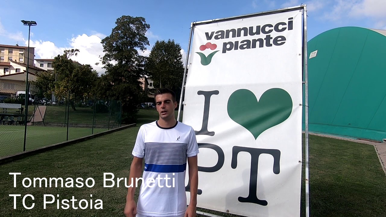 Serie A Tennis Live 2018 - TC Pistoia: Intervista a Tommaso Brunetti ...