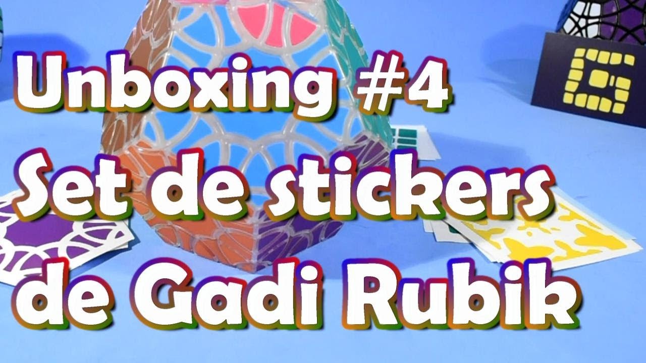 Unboxing #4 - Set de stickers de Gadi Rubik. 5x5x3, Gear Mix Up y ...