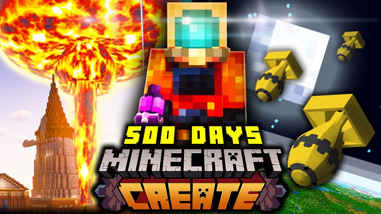 We Survived 500 Days as the ULTIMATE INVENTORS in Modded Minecraft ...
