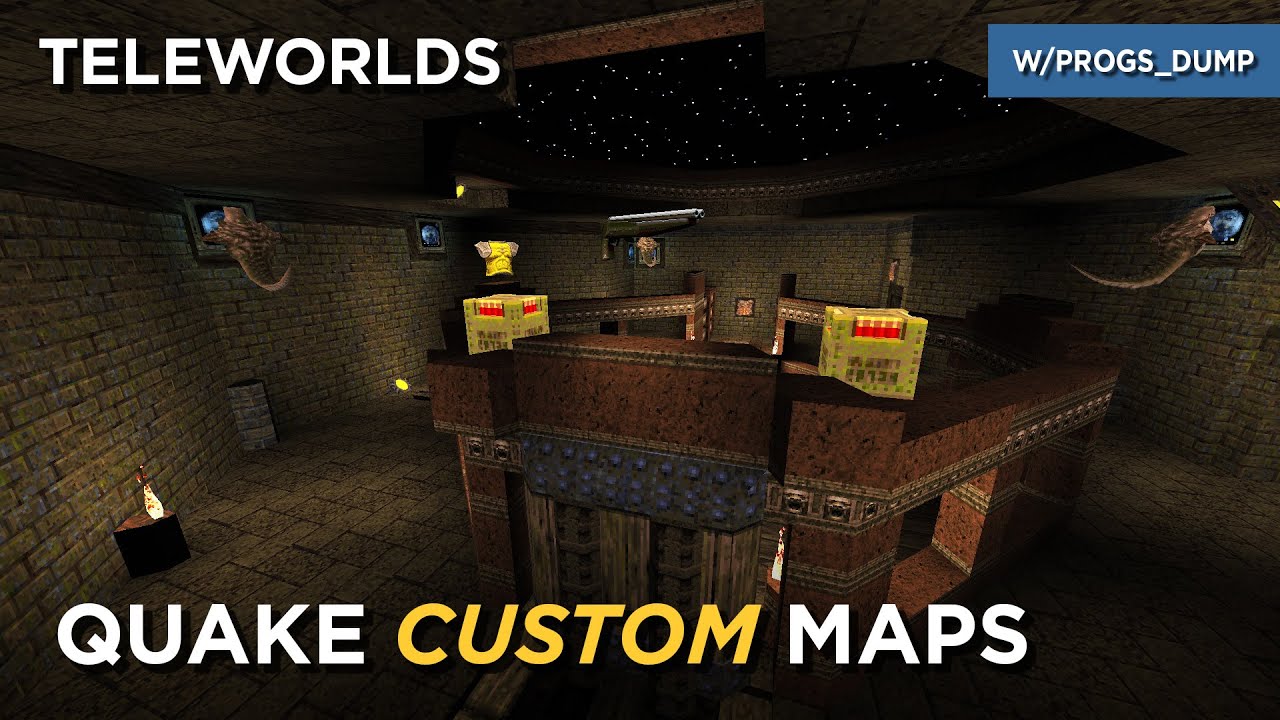 Quake Maps - Teleworlds - YouTube