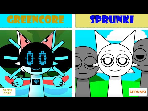 Incredibox Sprunki GREEN CORE VS SPRUNKI - YouTube
