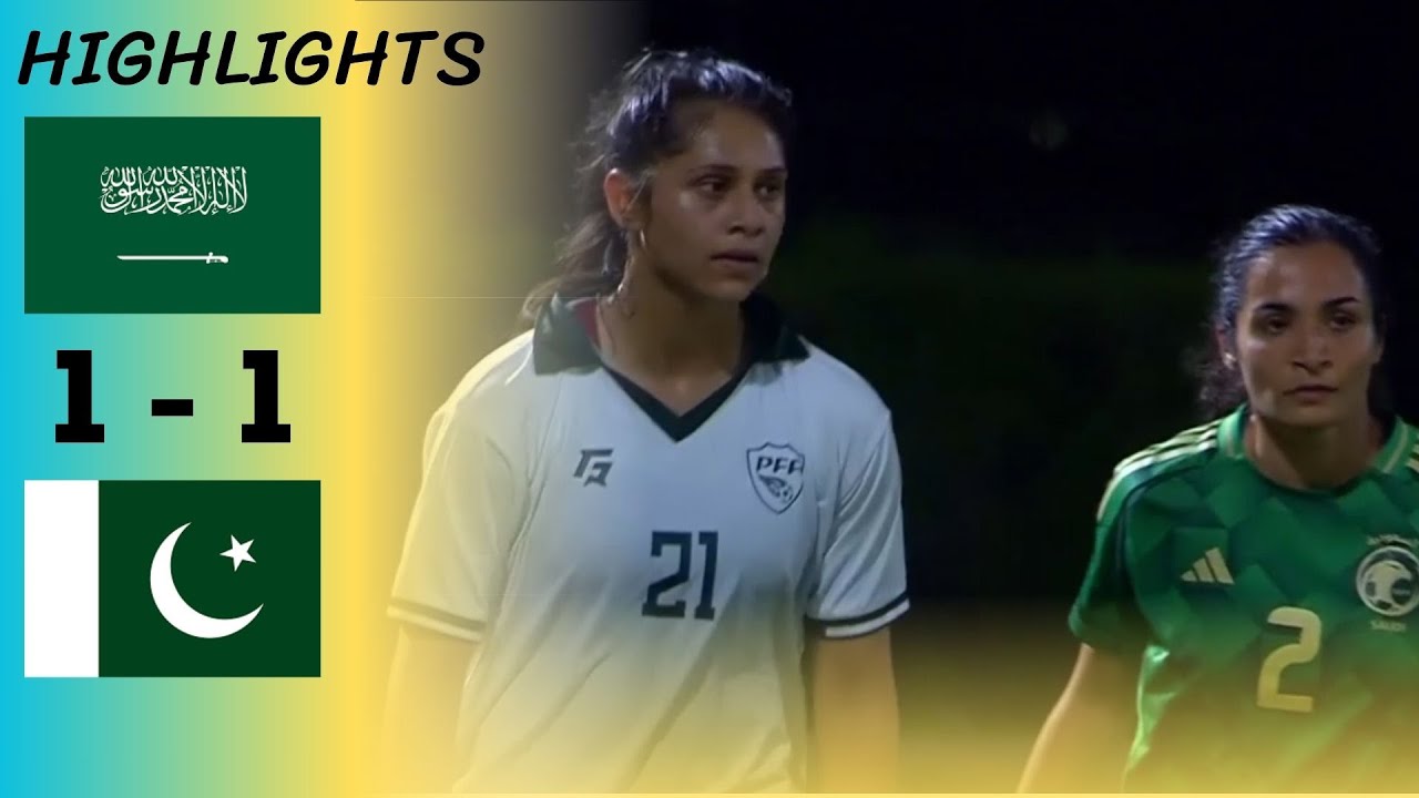Saudi Arabia vs Pakistan | Women's International Friendly - Highlights ...