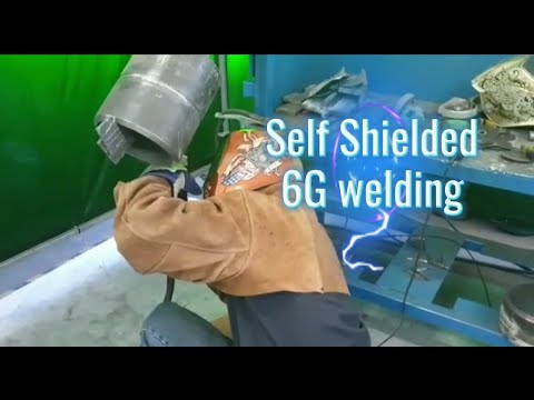 6G Welding with FCAW Self Shielded - YouTube