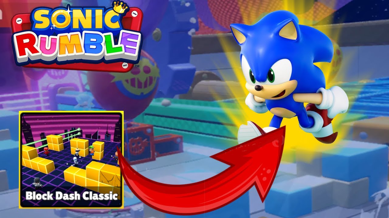 😮 NUEVO BLOCK DASH EN SONIC RUMBLE 😮 GAMEPLAY STUMBLE GUYS DORAE YT # ...