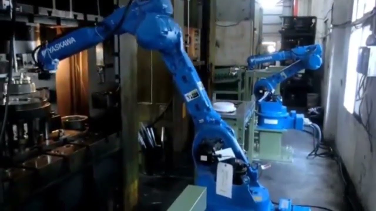 Press Loading Robotic Automation - YouTube