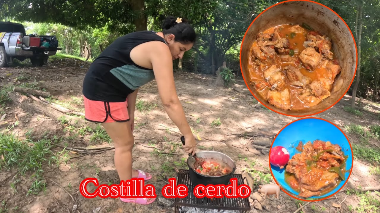 HACIENDO COSTILLA DE CERDO ENTOMATADA🐖 - YouTube