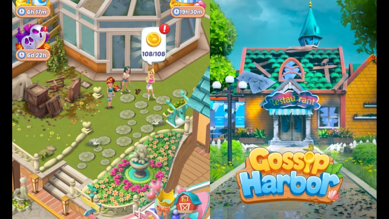 Gossip Harbor : Merge Game /🍰☕️ Day 27 Level 30 Part 27🥖🍞 - YouTube