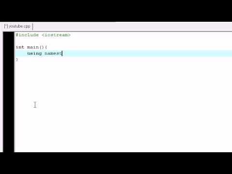 C++ Programming Tutorial - 2 - Building and Running a Basic Program ...