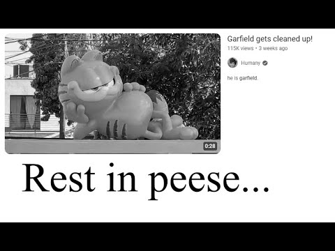 Garfield is dead. - YouTube