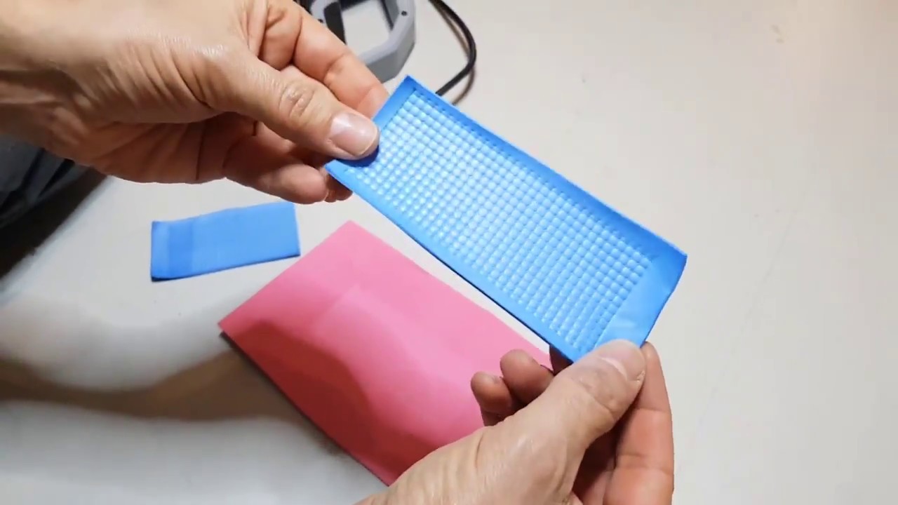 Using the Biscuit Tuck stamp with foam material - YouTube