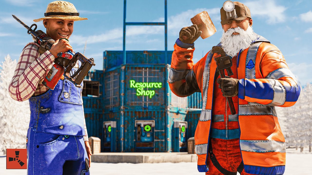 We Built an Infinitive Automated Sulfur & Metal Shop in Rust - YouTube