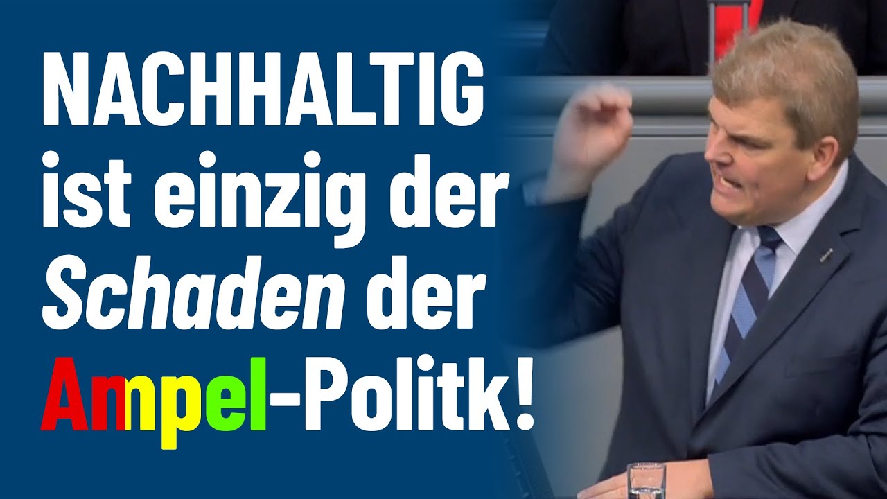 Nachhaltig ist einzig der Schaden der Ampel-Politik! - YouTube